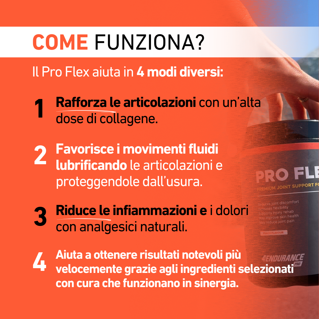 Pro Flex 4Endurance Pro: rafforza la salute articolare