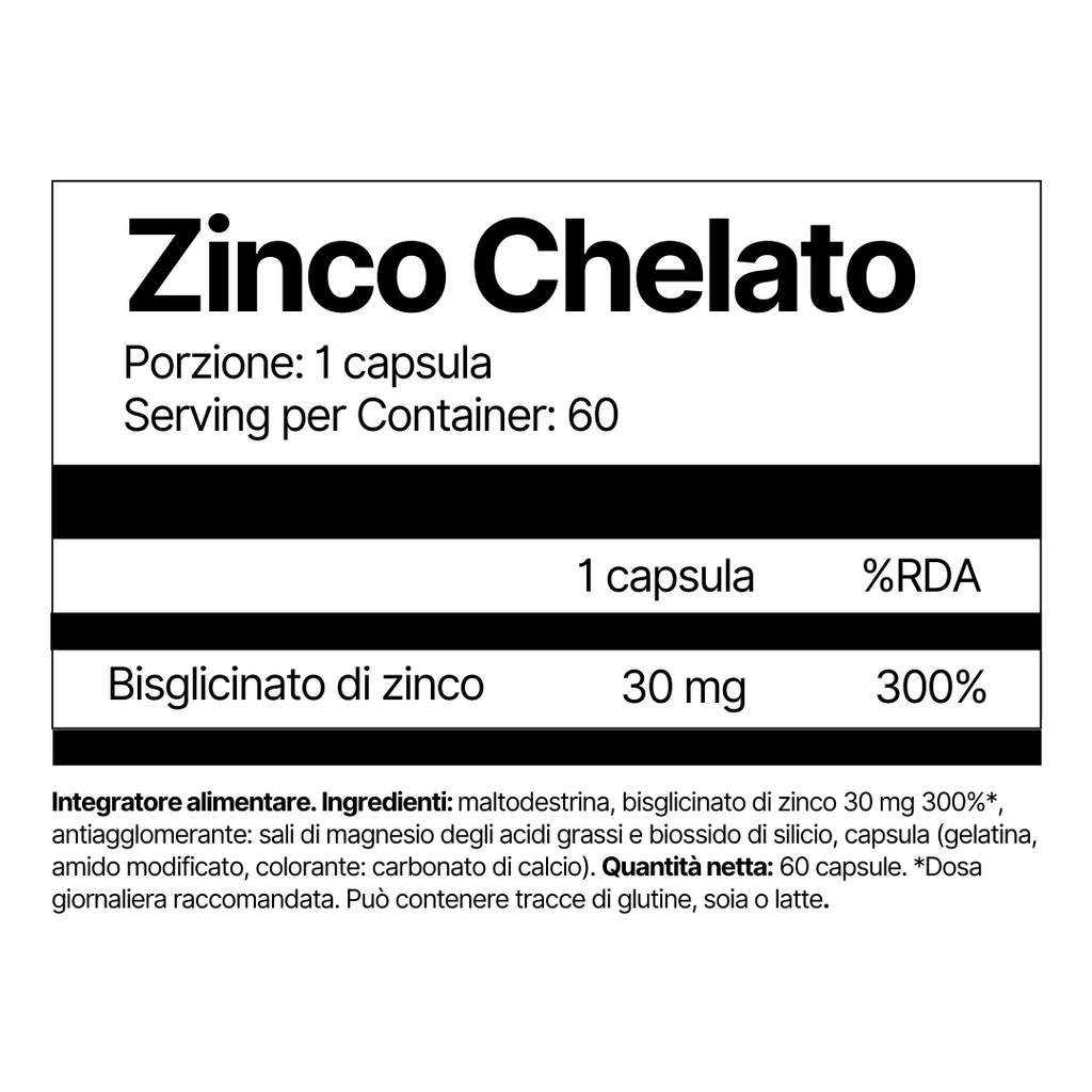 Zinco chelato (bisglicinato)